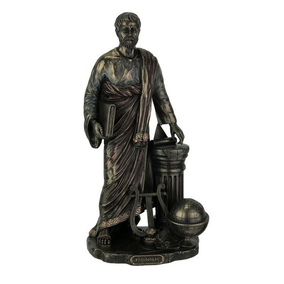 Veronese Design | Art | Greek Mathematician Pythagoras Of Samos Bronze ...